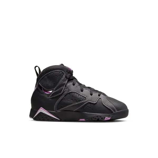 JORDAN 7 Retro High Top Sneakers - Black/barely Grape/rush Fuchsia