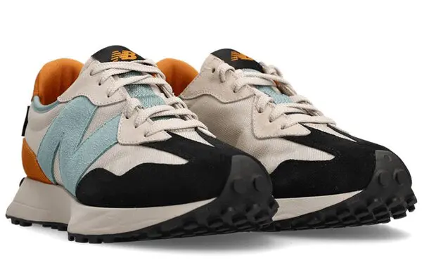 NEW BALANCE 327 "moonbeam Madras Orange - Grey/blue/black