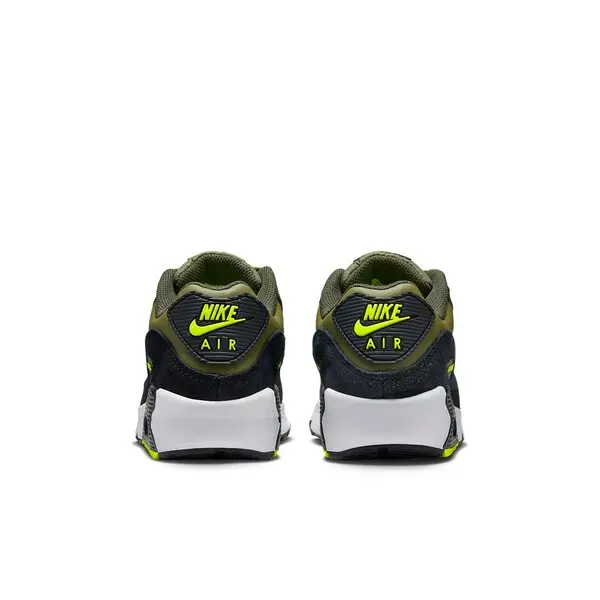 Nike Max 90 Leather Sneakers - Medium Olive/black/sequoia