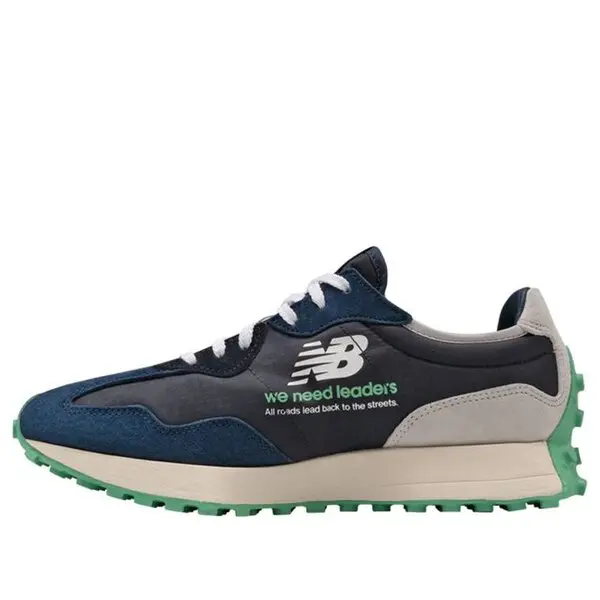 NEW BALANCE Psny X 327 "we Need Leaders" Sneakers - Black/navy Blue/green