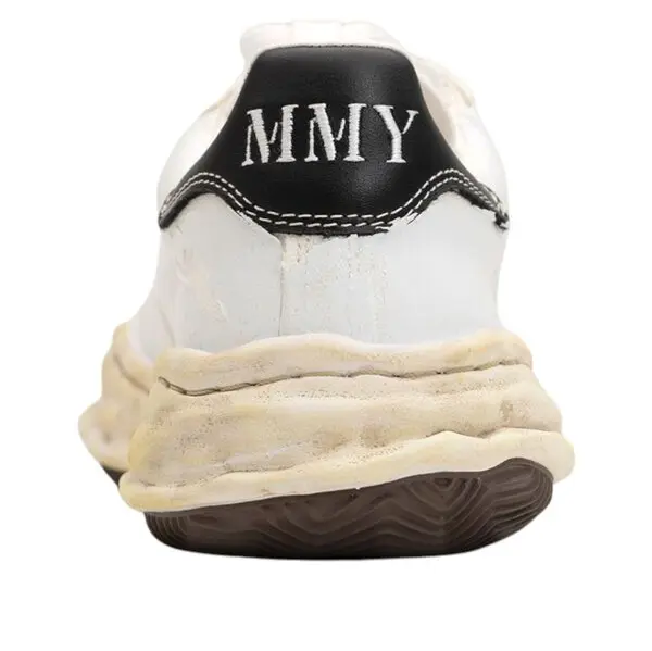 Mihara Yasuhiro Blakey Og Sole Film Attached Canvas Low Top Sneakers - White