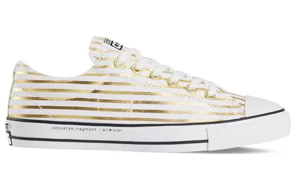 CONVERSE Fragment Design X Chuck Taylor All Star Low 'gold Stripe - White/gold