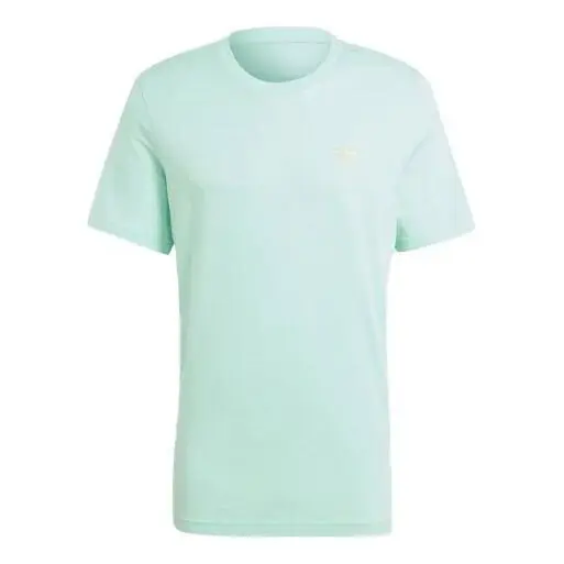 Adidas Originals Casual Solid Color Knit Short Sleeve - Green