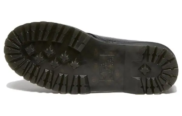 Dr. Martens 1461 Distressed Patent Leather Platform Shoes