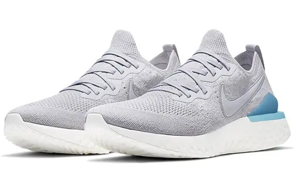 Nike Epic React Flyknit 2 Blue Lagoon - Vast Grey