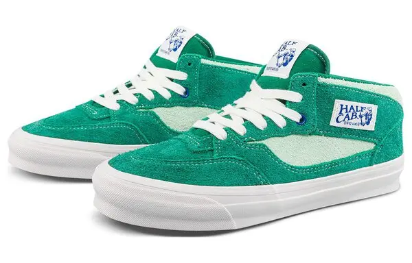 VANS Og Half Cab Lx Hairy Suede Sneakers - Green