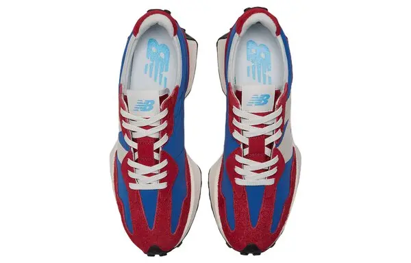 NEW BALANCE 327 Athletic Sneakers - Red/blue/white