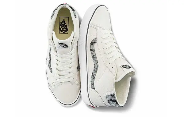 VANS Mid Skool 37 Sport Paisley Sneakers - White/black