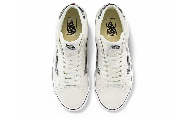 VANS Mid Skool 37 Sport Paisley Sneakers - White/black