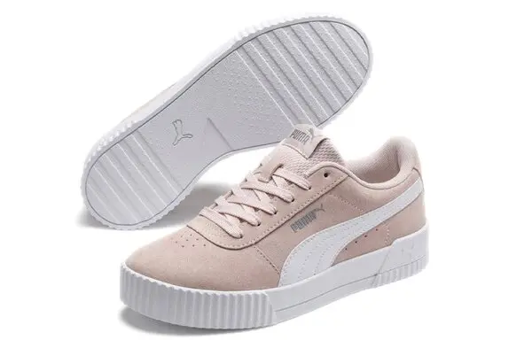 PUMA Carina Suede Low Top Sneakers