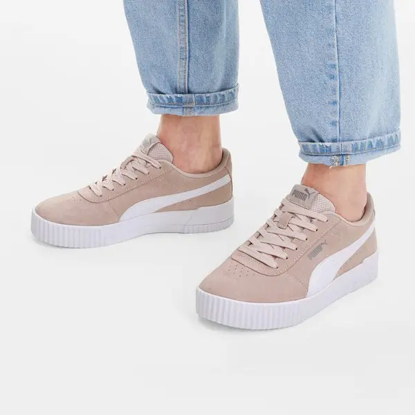 PUMA Carina Suede Low Top Sneakers