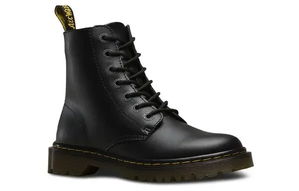 Dr. Martens Luana 7-eye Lace Up Combat Boots - Black
