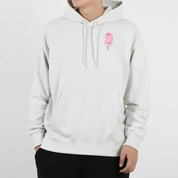 PUMA Alphabet Printing Casual Hooded Pullover