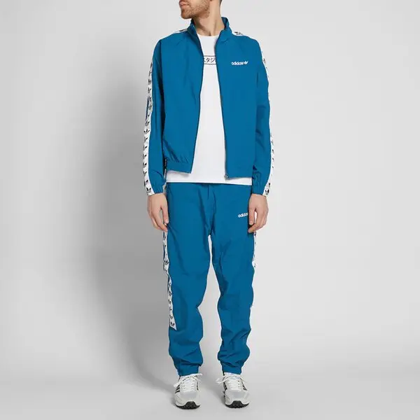 Adidas Originals Vintage Track Jacket With Taped Side Stripe - Blue