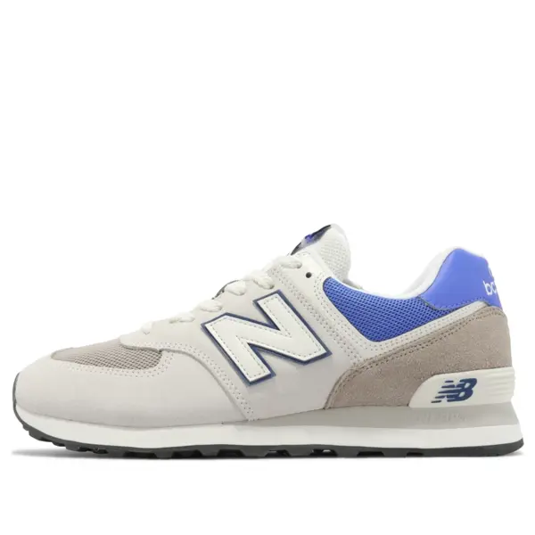 NEW BALANCE 574 "off White Blue" Sneakers - Off White/blue