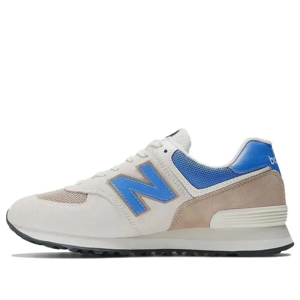 NEW BALANCE 574 "off White Blue" Sneakers - Off White/blue