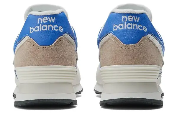NEW BALANCE 574 "off White Blue" Sneakers - Off White/blue