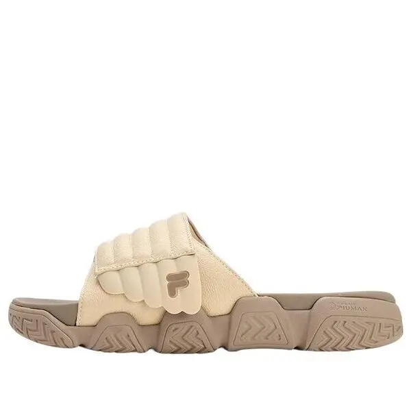 FILA FUSION Comfort Slides - Beige/brown