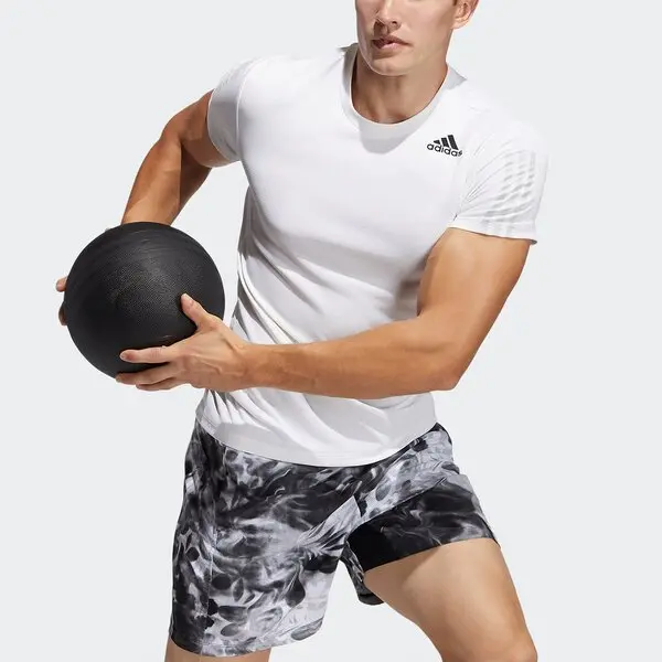 Adidas Training Sports Short Sleeve T-shirt - White