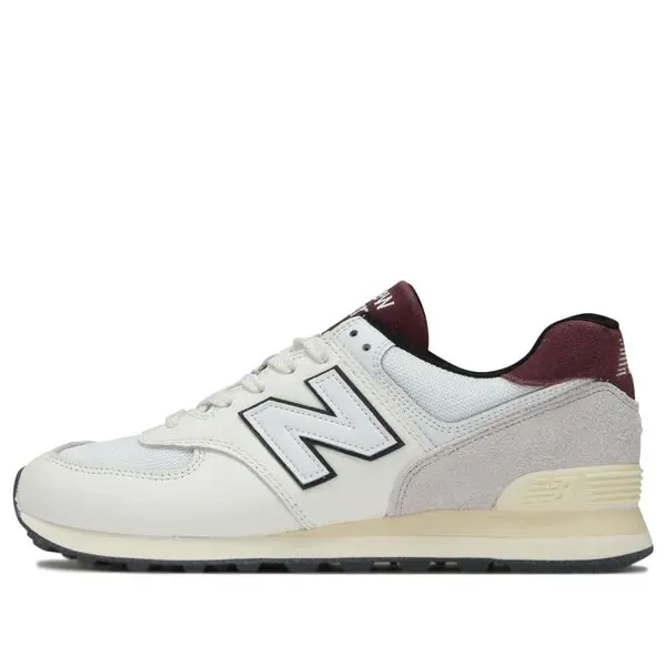 NEW BALANCE 574 Sneakers - White/red
