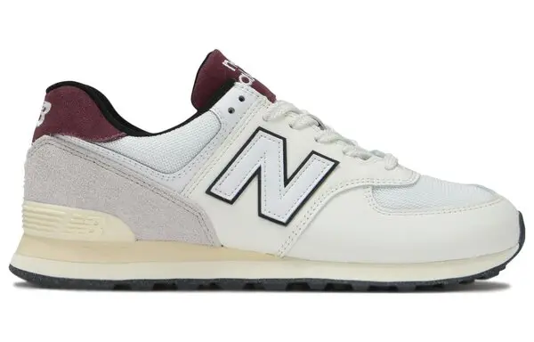 NEW BALANCE 574 Sneakers - White/red