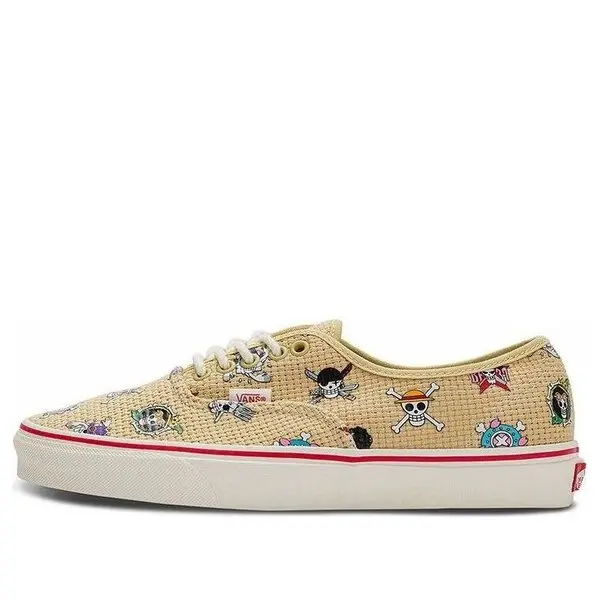 VANS One Piece X Authentic "straw Hat" Sneakers - Tan