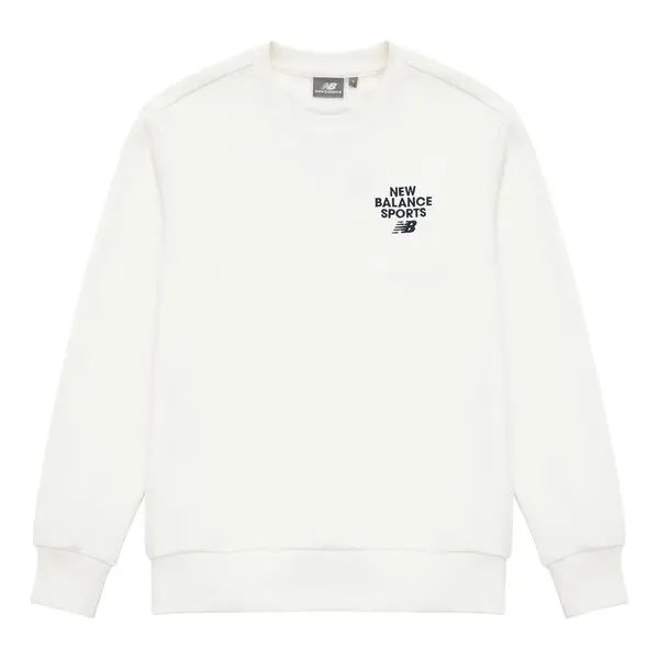 NEW BALANCE Sportswear Sweatshirt - White/black