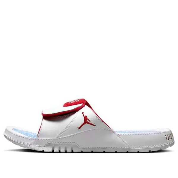 JORDAN Air Hydro 11 Retro Slides - White/varsity Red/varsity Red