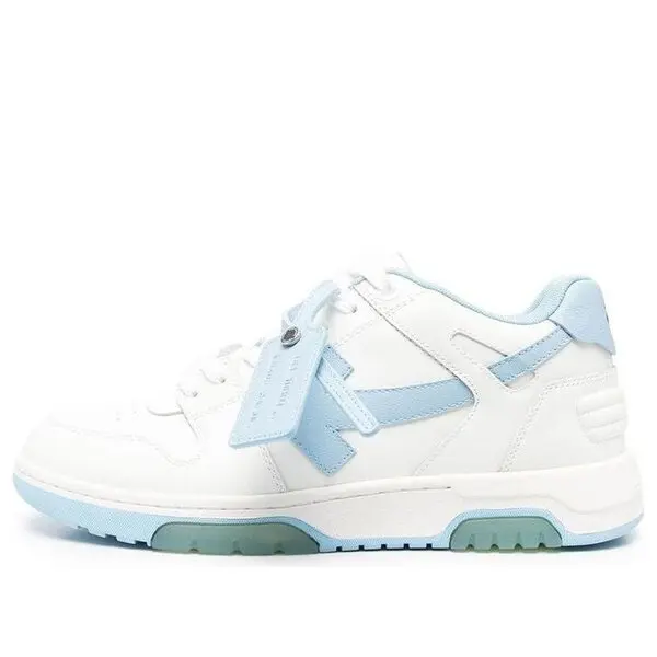 Off-White Out Of Office Leather Sneakers - White/blue