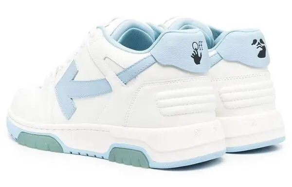 Off-White Out Of Office Leather Sneakers - White/blue