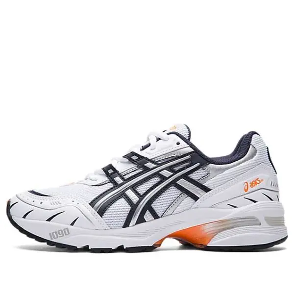 Asics Gel-1090 Low Top Sneakers - White/black/orange