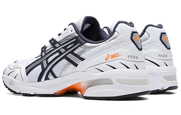 Asics Gel-1090 Low Top Sneakers - White/black/orange
