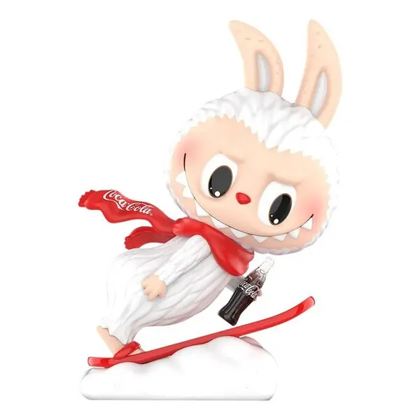 POP MART X Coca-cola The Monsters Labubu Figure 'snowy Mountain