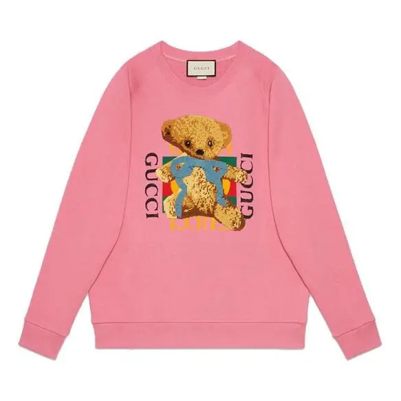 Gucci Teddy Bear Graphic Crewneck Sweater