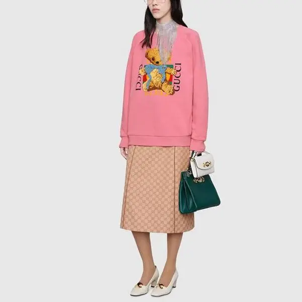 Gucci Teddy Bear Graphic Crewneck Sweater