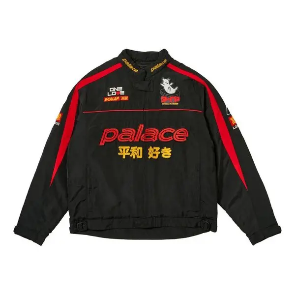 PALACE Faster Jacket - Black/red