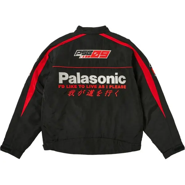 PALACE Faster Jacket - Black/red