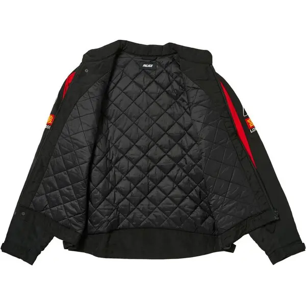 PALACE Faster Jacket - Black/red
