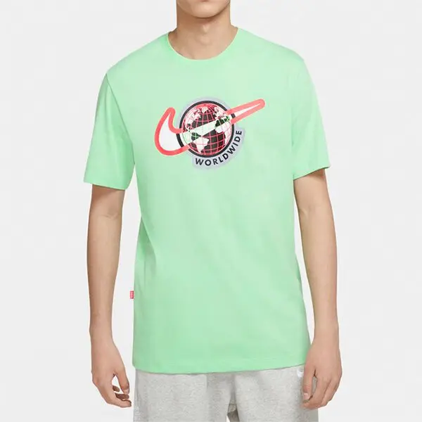 Nike T-shirt With Swoosh Worldwide Graphic