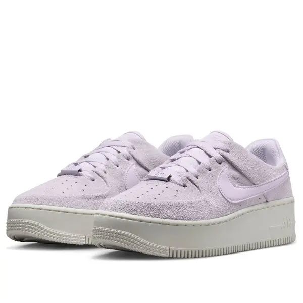 Nike Force 1 Sage Low Sneakers - Barely Grape/sail/barely Grape