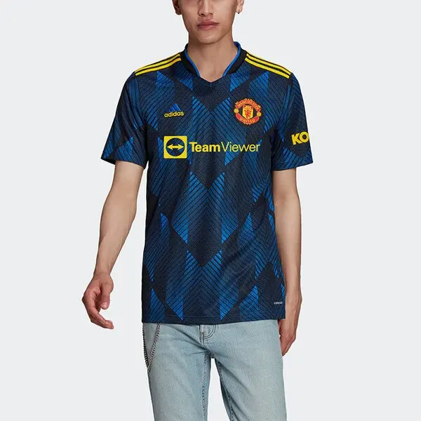 Adidas Manchester United 21/22 Third Jersey - Glow Blue