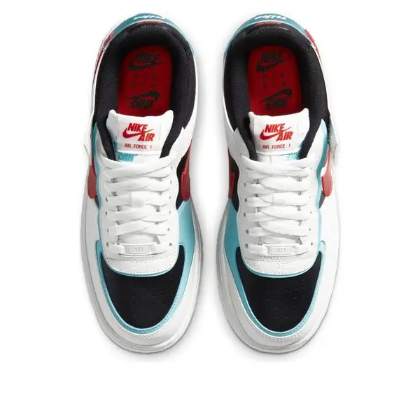 Nike Force 1 Shadow Sneakers - White/blue/red