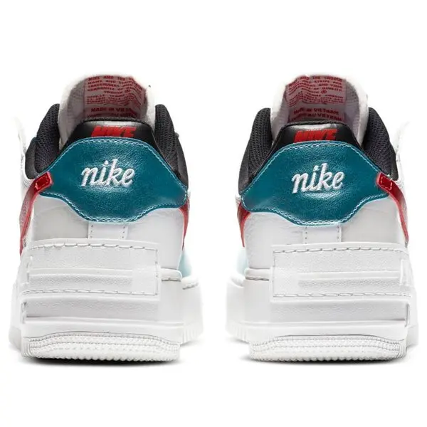 Nike Force 1 Shadow Sneakers - White/blue/red