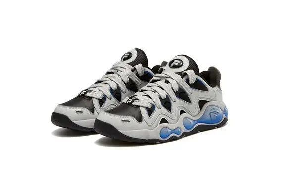 FILA FUSION X Mitchell & Ness Athletic Sneakers - Grey/black/blue