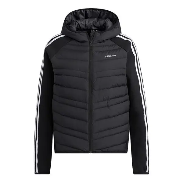 Adidas Icon 3-stripes Dly Down Jackets - Black