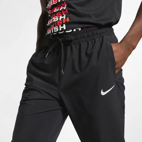 Nike Logo Pattern Solid Color Casual Sports Long Pants