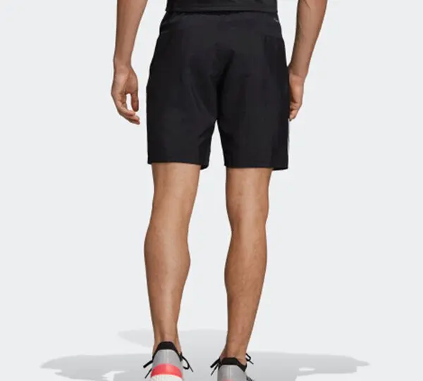 Adidas Straight Sports Shorts With Iconic Three-stripe Detailing