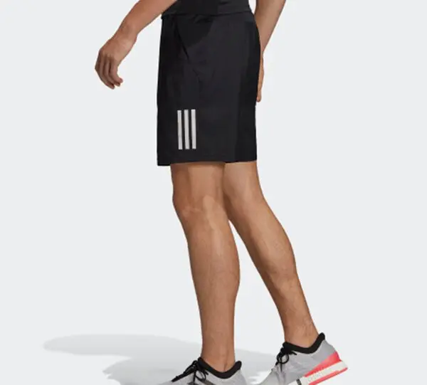 Adidas Straight Sports Shorts With Iconic Three-stripe Detailing
