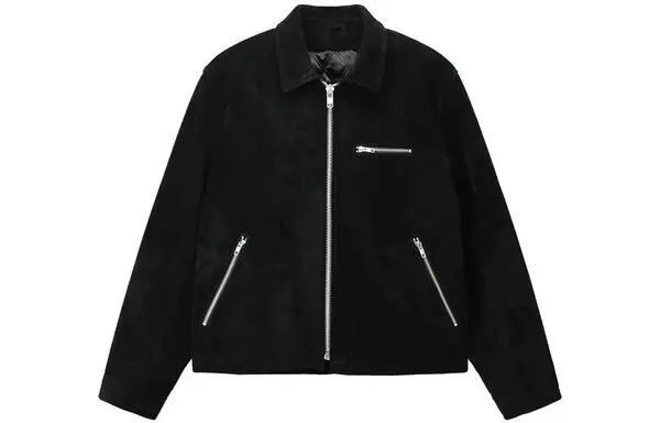 StÜssy 8 Ball Suede Bing Jacket
