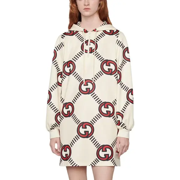 Gucci Interlocking G Technical Jersey Dress